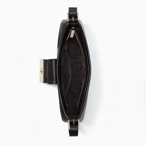 kate spade | Bags | Kate Spade Reegan Small Leather Shoulder Bag Black ...